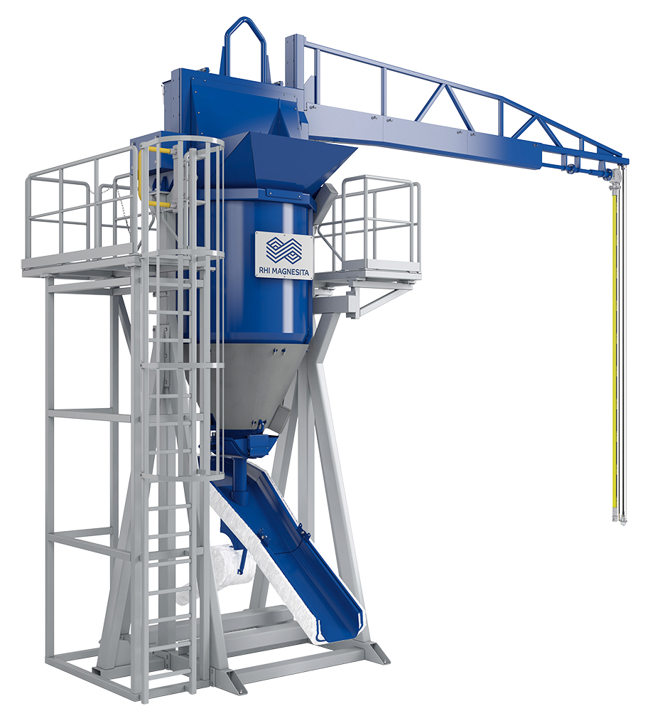 Refractory Lining Repair by use of crane | RHI Magnesita